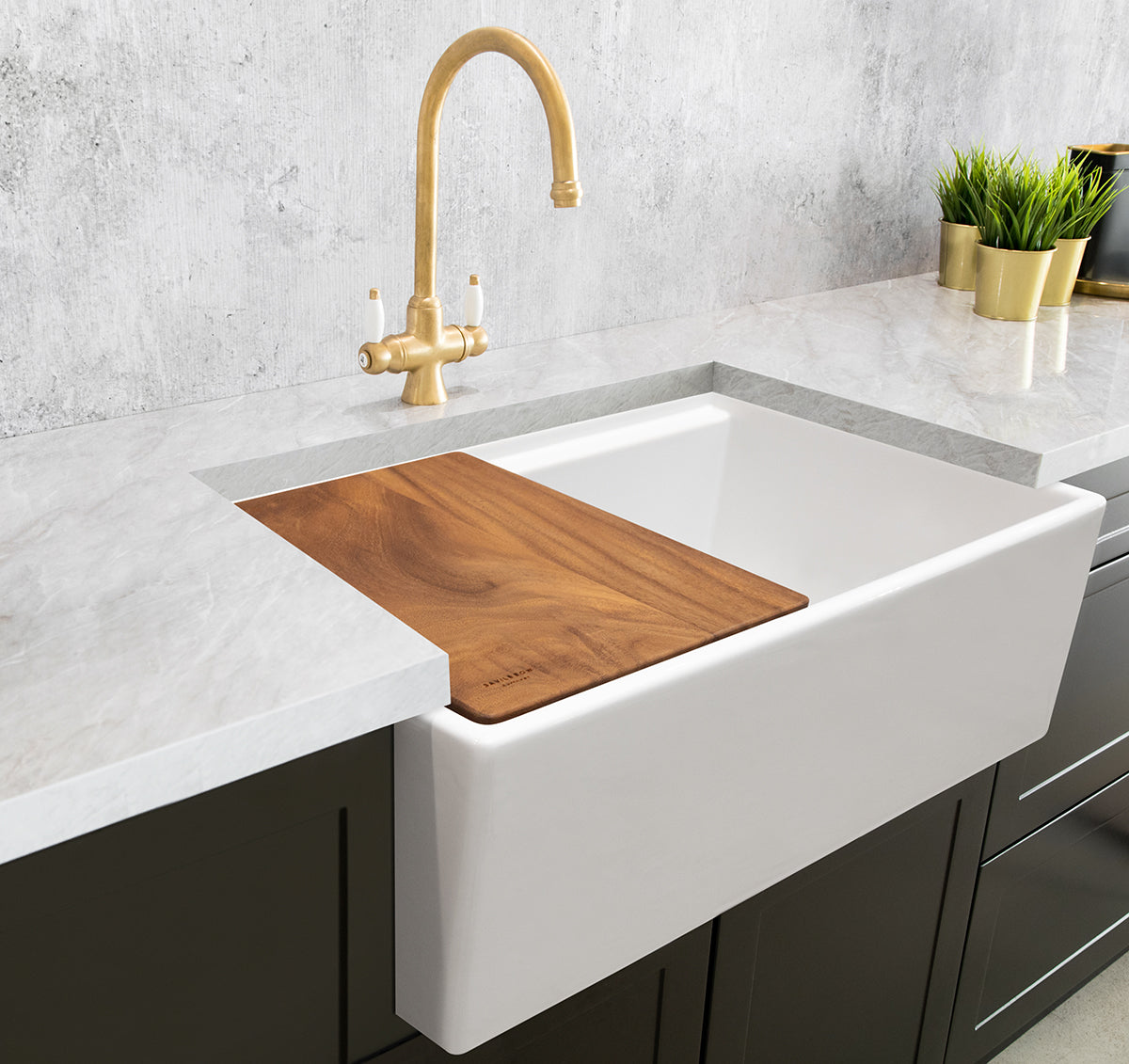 Mayfair - Kitchen System - Offset Waste - 36 Inch – Butler Sinks ...
