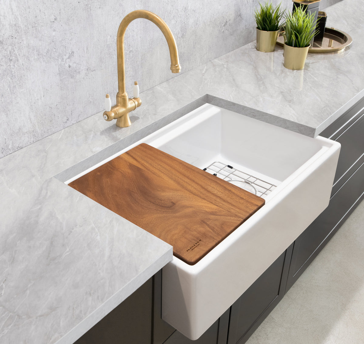 Mayfair - Kitchen System - Offset Waste - 33 Inch – Butler Sinks ...