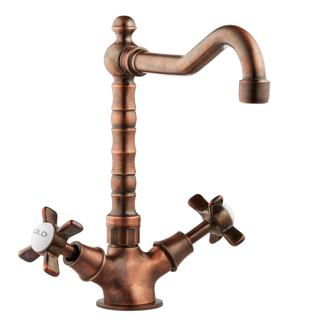 Country Farmhouse Kitchen Tap - Porcelain Levers – Butler Sinks - Australia